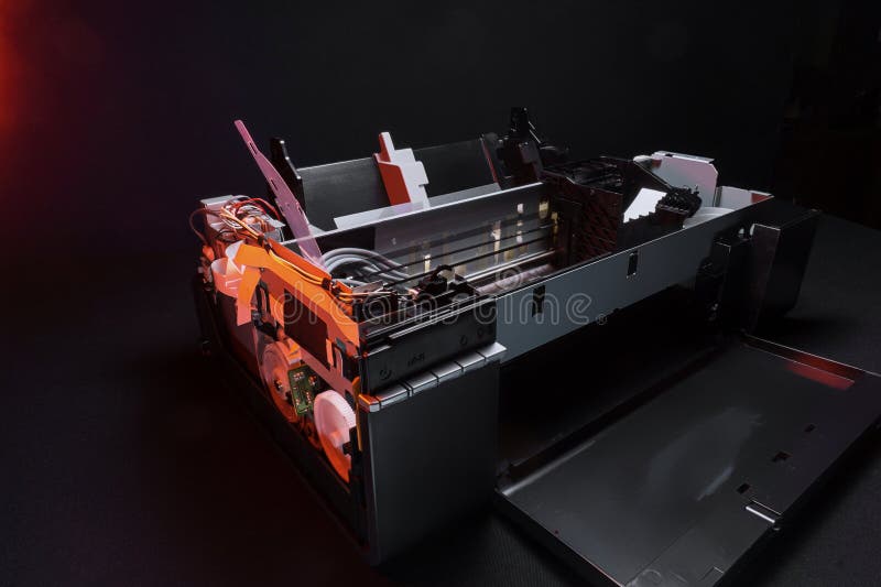 Disassembled Inkjet Printer for Repair Stock Image - Image of ...