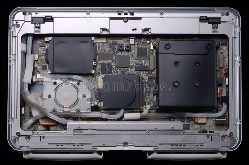 Disassembled Laptop. View from Above Stock Photo - Image of broken ...