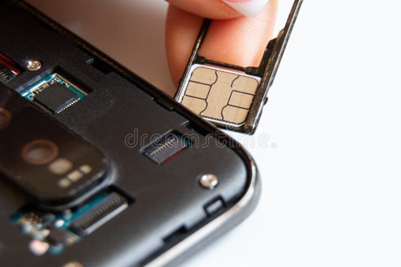 Disassembled Mobile Phone, Phone Repair and Maintenance Stock Photo ...