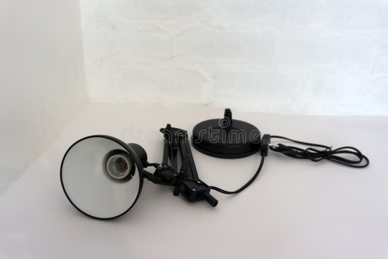 Disassembled Old Wall Light Close Up in Room . Stock Photo - Image of ...