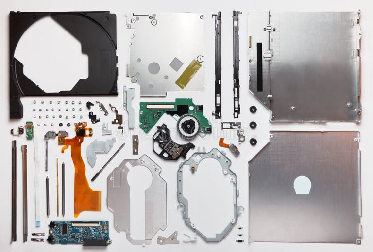 Disassembled Optical Drive Cd Dvd Rom Stock Image - Image of drive ...