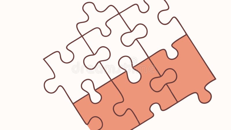 Disassembled Puzzle Pieces, Problem Solving Concept, Vector Design Generative AI Stock ...