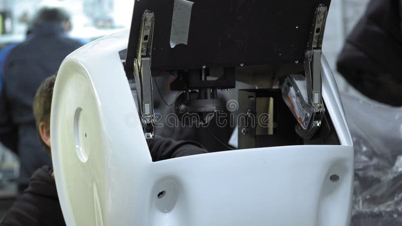 Disassembled Robot in Production. the Robot is Ready for Assembly ...