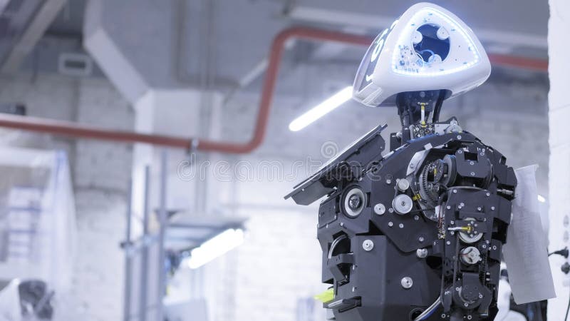 Disassembled Robot in Production. the Robot is Ready for Assembly ...