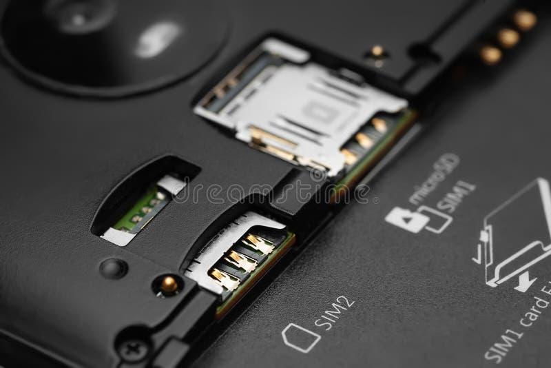 Disassembled Smartphone. Close-up of the Disassembled Gadget with ...