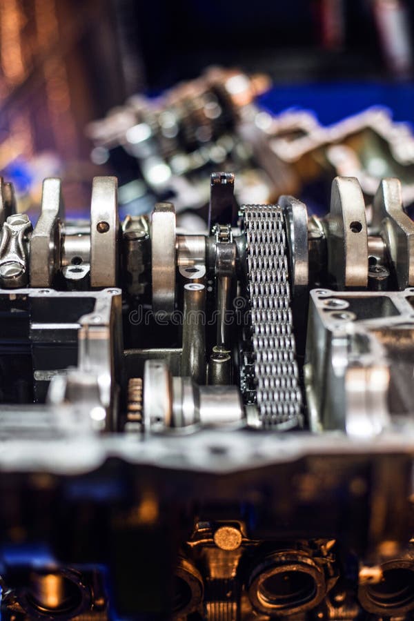 Disassembled Sport Motorcycle Engine Block Stock Photos - Free ...