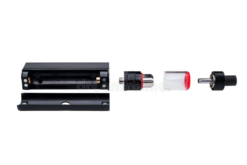 Disassembled Inhaler. Medical Device for Asthmatics Stock Photo - Image ...