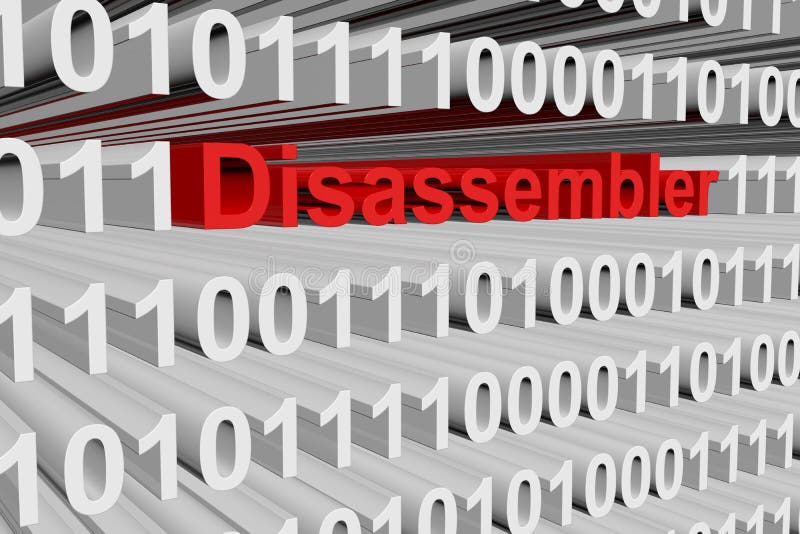 Disassembler stock illustratie. Illustration of programma - 86003902