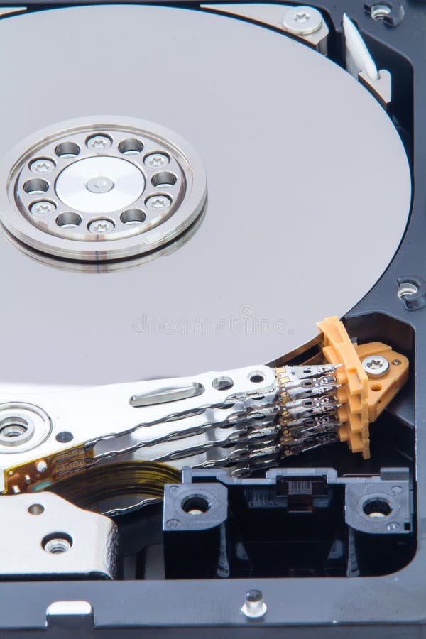 Disassembly Hard Drive Disk and Components Stock Image - Image of ...