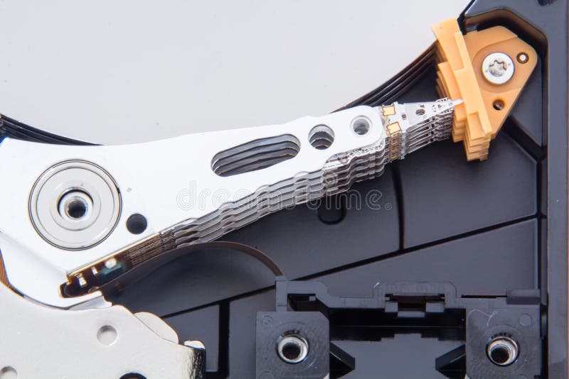 Disassembly Hard Drive Disk and Components Stock Photo - Image of esata ...