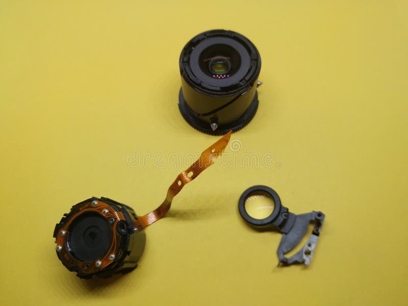 Disassembly and Repair of Digital Camera Parts Stock Photo - Image of ...