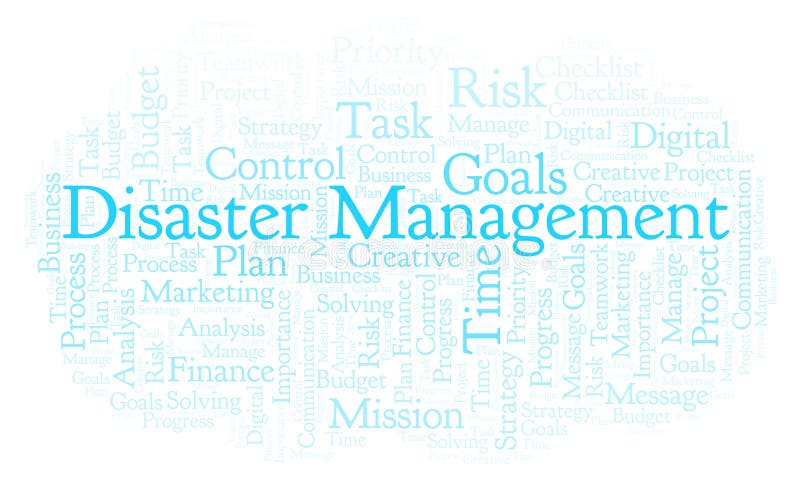 Disaster Management Cycle stock illustration. Illustration of ...
