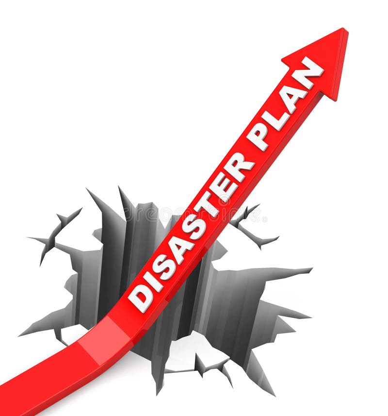 Disaster plan stock illustration. Illustration of plan - 28844655