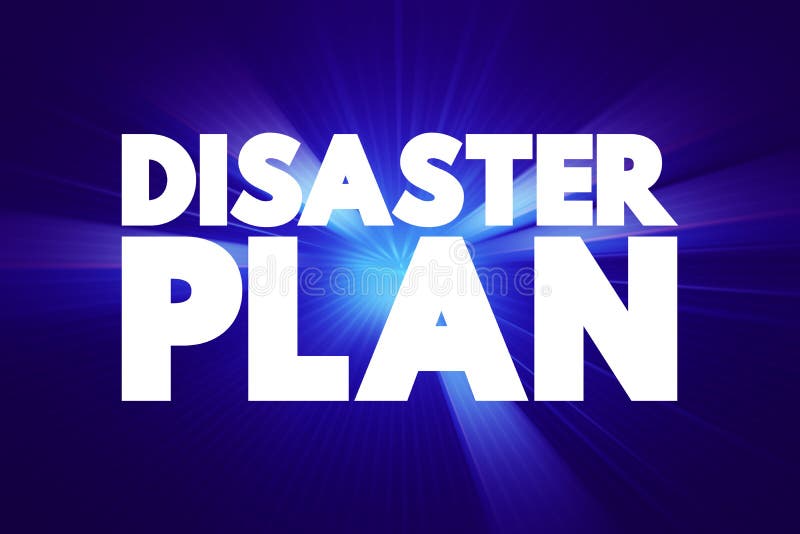 Disaster plan stock illustration. Illustration of plan - 28844655