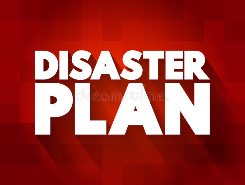 Disaster plan stock illustration. Illustration of plan - 28844655