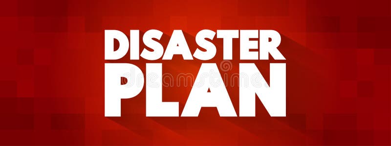Disaster plan stock illustration. Illustration of plan - 28844655