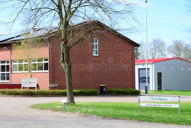 Disaster Prevention Center in the Town Walsrode, Lower Saxony Editorial ...