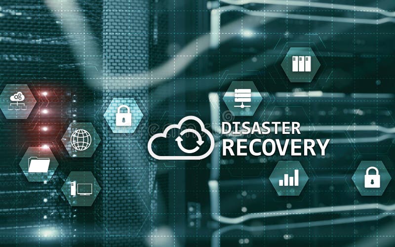 Disaster Recovery. Backup of Your Business. Project 2020. Stock ...