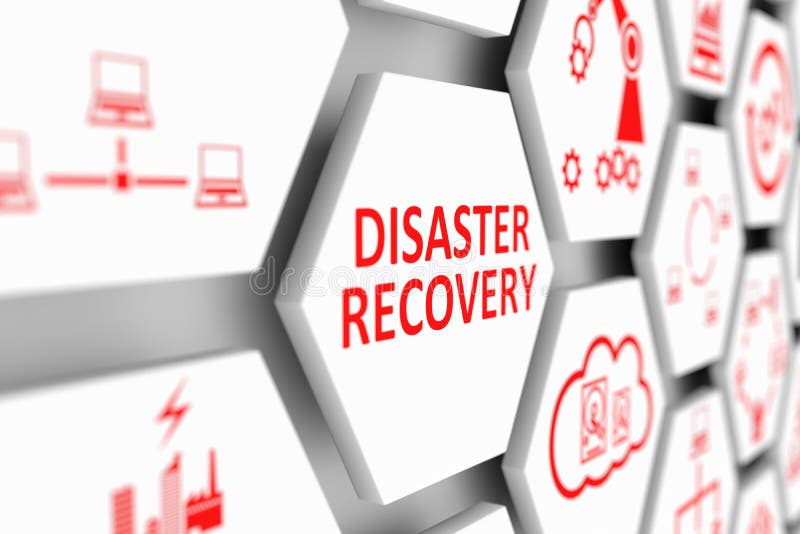 DISASTER RECOVERY concept stock illustration. Illustration of ...