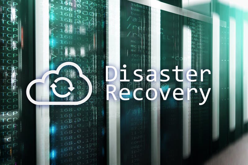 DIsaster Recovery. Data Loss Prevention Stock Image - Image of ...