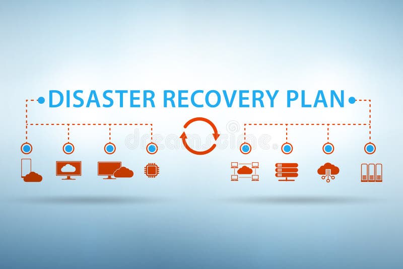 Disaster Recovery Plan and Backup Concept Stock Illustration ...
