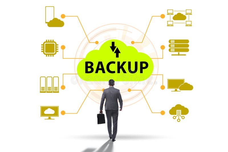 Disaster Recovery Plan and Backup Concept Stock Illustration ...