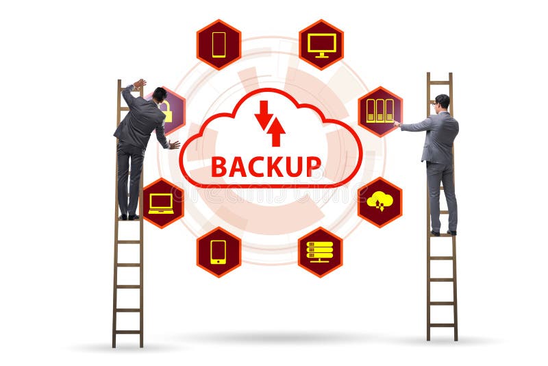 Disaster Recovery Plan and Backup Concept Stock Illustration ...