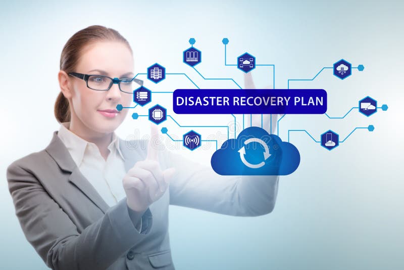 Disaster Recovery Plan and Backup Concept Stock Image - Image of online ...