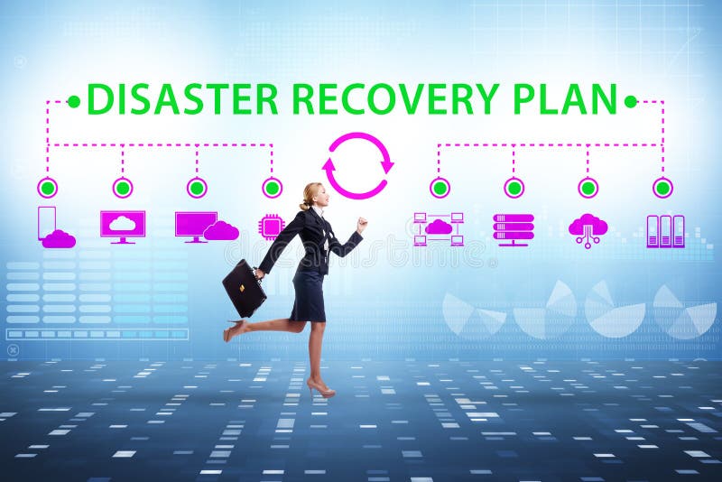 Disaster Recovery Plan and Backup Concept Stock Image - Image of ...