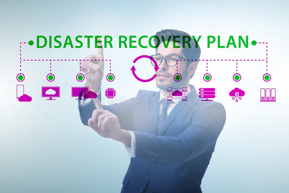 Disaster Recovery Plan and Backup Concept Stock Photo - Image of ...
