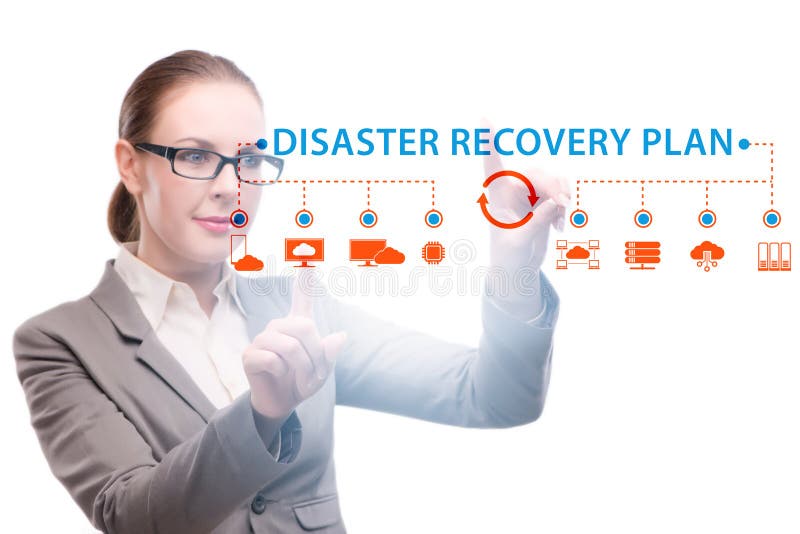 Disaster Recovery Plan and Backup Concept Stock Photo - Image of ...
