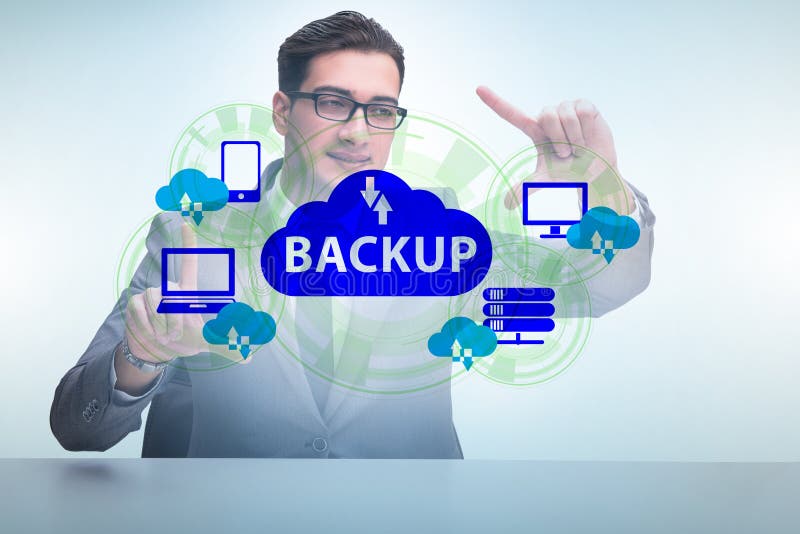 Disaster Recovery Plan and Backup Concept Stock Photo - Image of ...