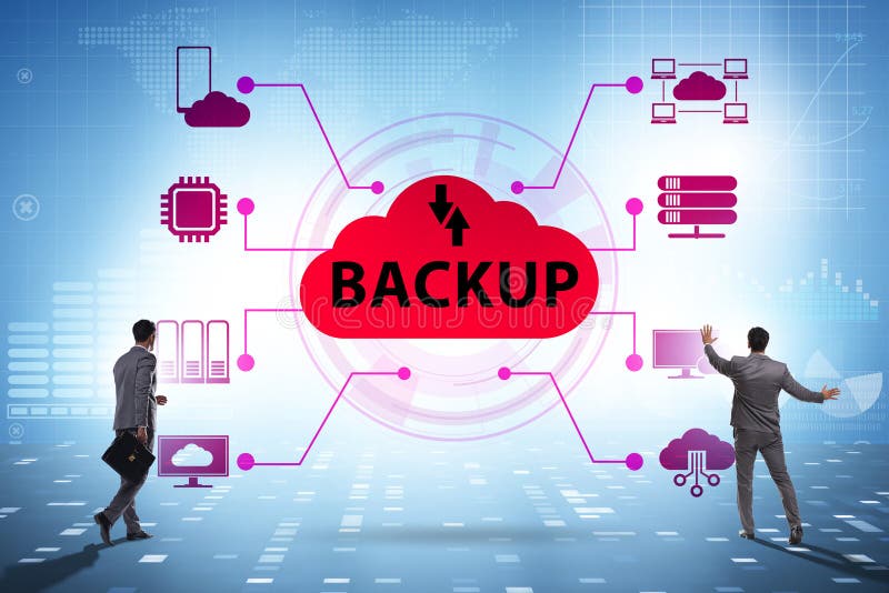 Disaster Recovery Plan and Backup Concept Stock Image - Image of ...