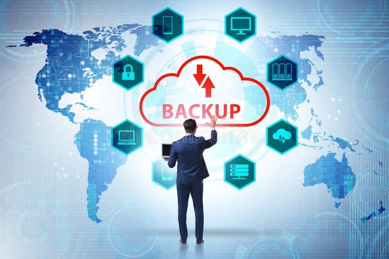 Disaster Recovery Plan and Backup Concept Stock Image - Image of ...