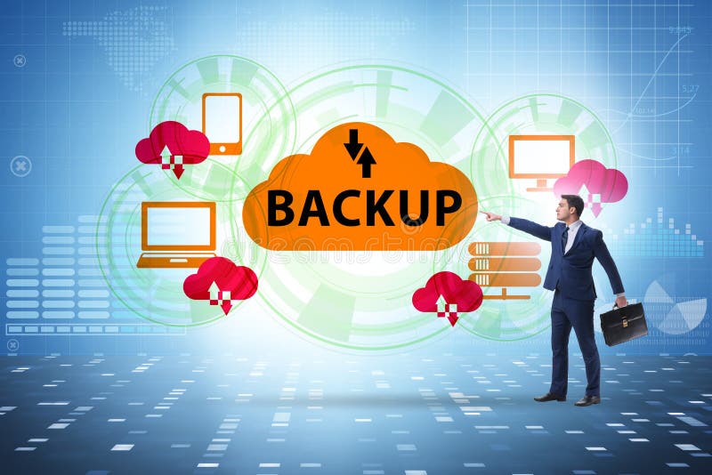 Disaster Recovery Plan and Backup Concept Stock Image - Image of ...