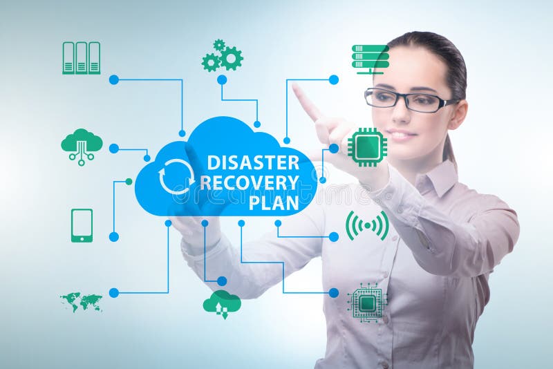 Disaster Recovery Plan and Backup Concept Stock Image - Image of ...