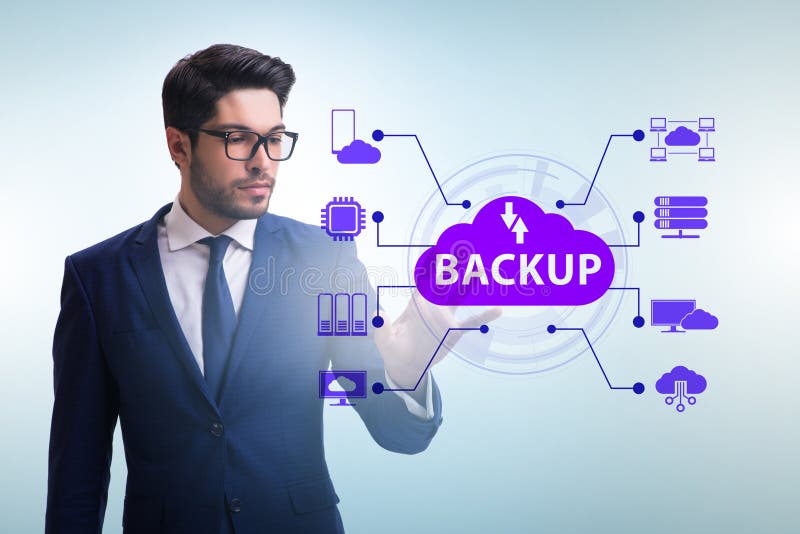 Disaster Recovery Plan and Backup Concept Stock Photo - Image of ...