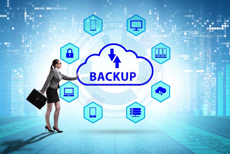 Disaster Recovery Plan and Backup Concept Stock Image - Image of risk ...