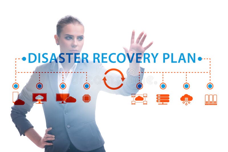 Disaster Recovery Plan and Backup Concept Stock Photo - Image of ...