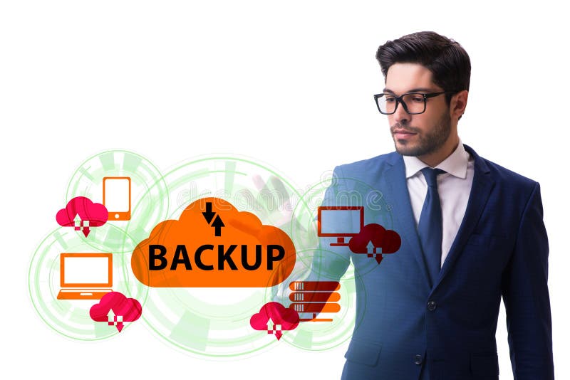 Disaster Recovery Plan and Backup Concept Stock Photo - Image of system ...