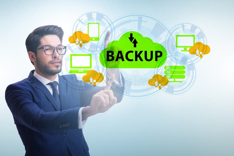 Disaster Recovery Plan and Backup Concept Stock Photo - Image of ...