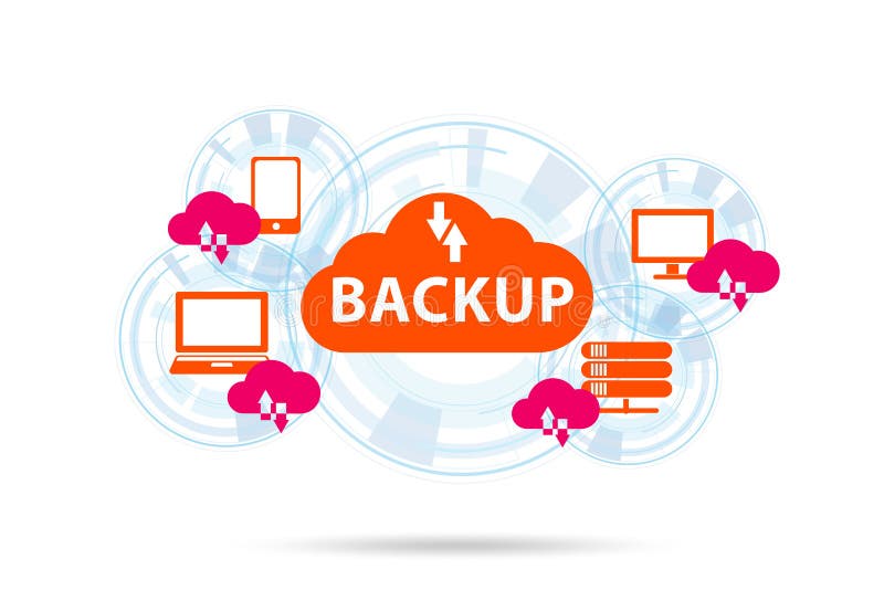 Disaster Recovery Plan and Backup Concept Stock Illustration ...