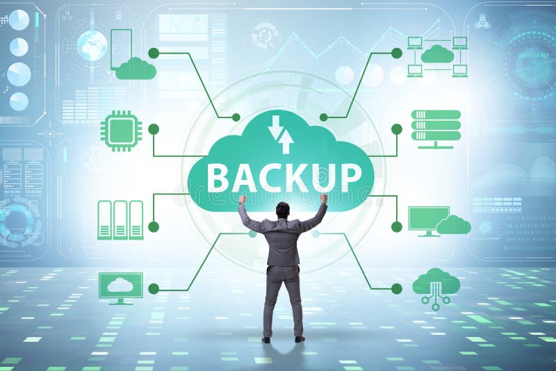 Disaster Recovery Plan and Backup Concept Stock Photo - Image of ...