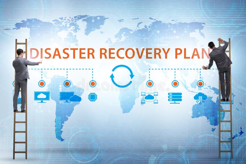 Disaster Recovery Plan and Backup Concept Stock Photo - Image of ...