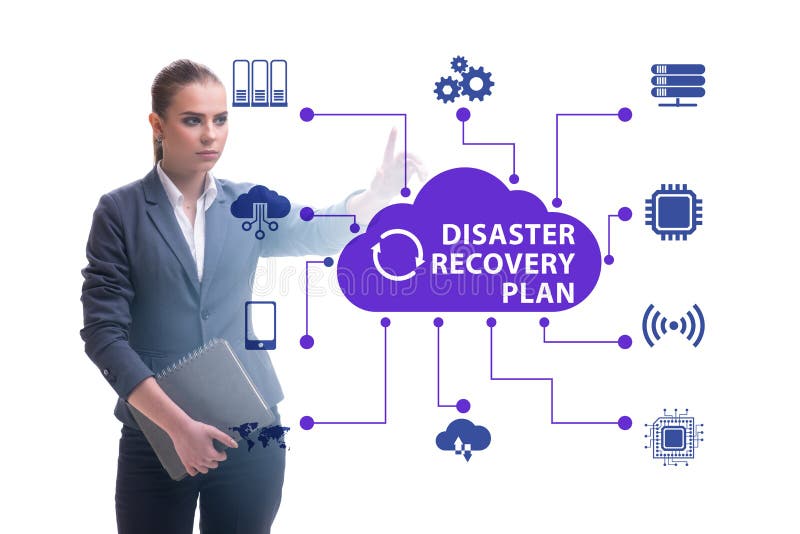 Disaster Recovery Plan and Backup Concept Stock Image - Image of ...