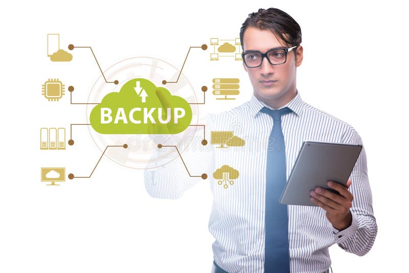 Disaster Recovery Plan and Backup Concept Stock Image - Image of ...