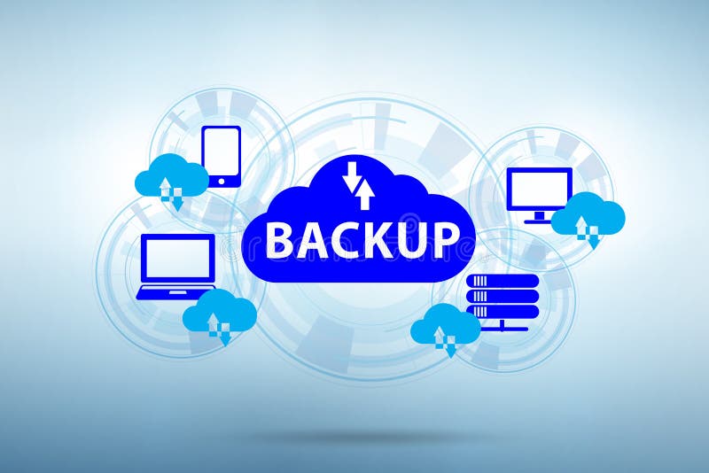 Disaster Recovery Plan and Backup Concept Stock Illustration ...