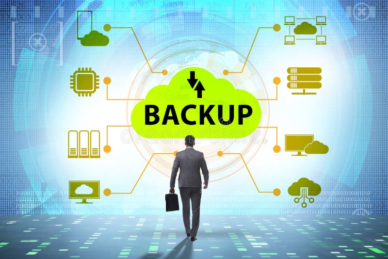 Disaster Recovery Plan and Backup Concept Stock Photo - Image of ...