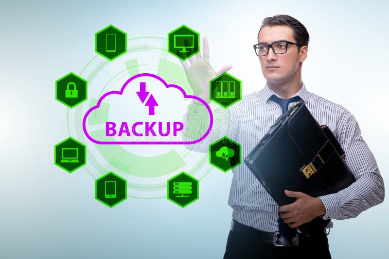 Disaster Recovery Plan and Backup Concept Stock Image - Image of ...