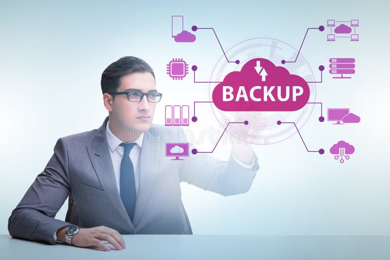 Disaster Recovery Plan and Backup Concept Stock Photo - Image of ...